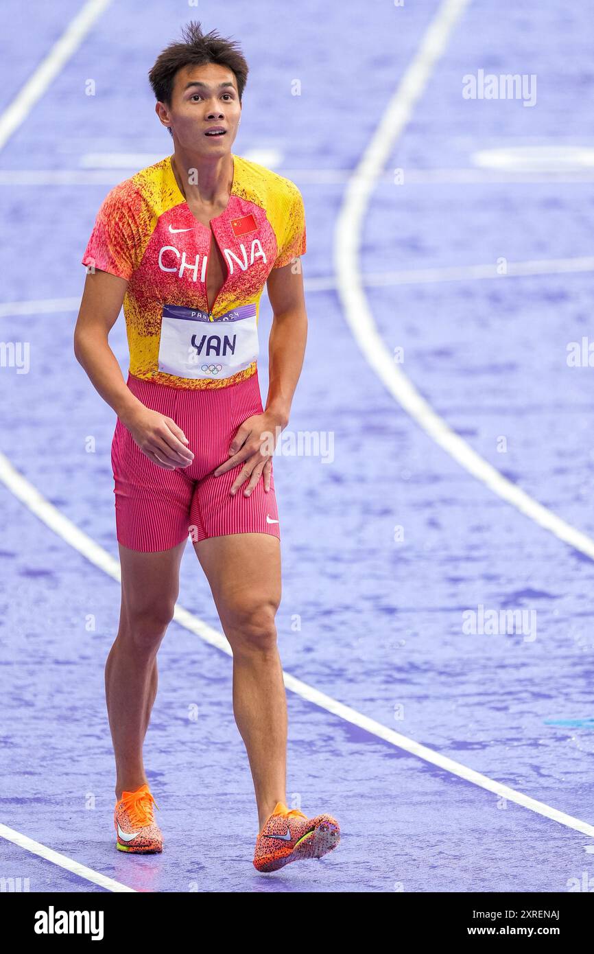 Paris, France. 09th Aug, 2024. PARIS, FRANCE - AUGUST 9: Haibin Yan of ...
