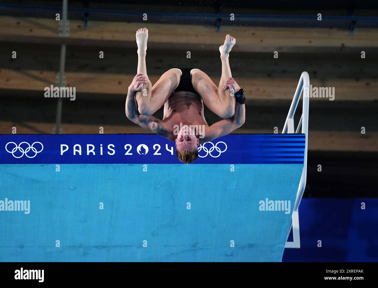 Germany's Timo Barthel during the Men's Diving 10m Platform Final at ...