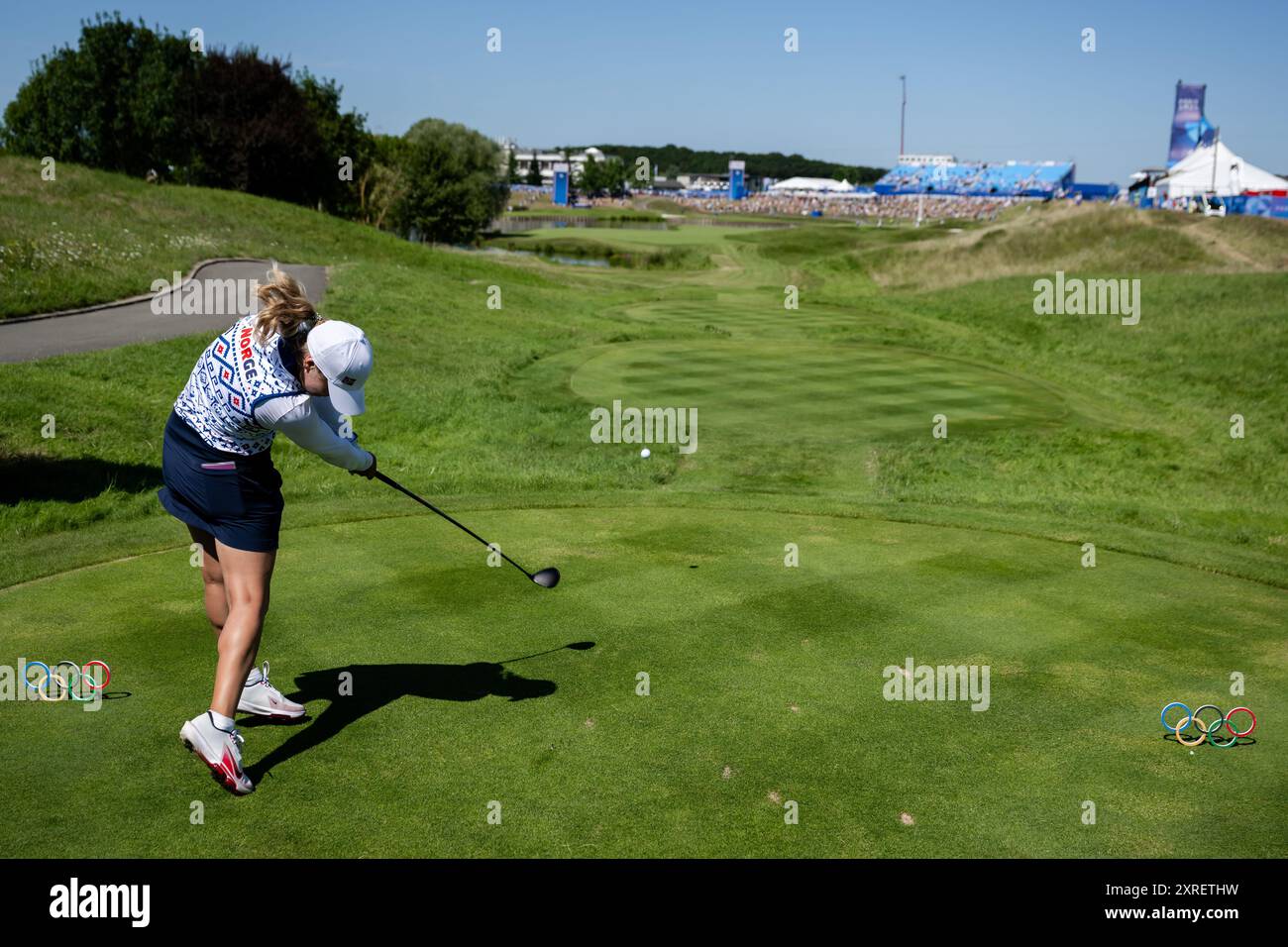 Celine Borge of Norway during the final round of the women's individual ...