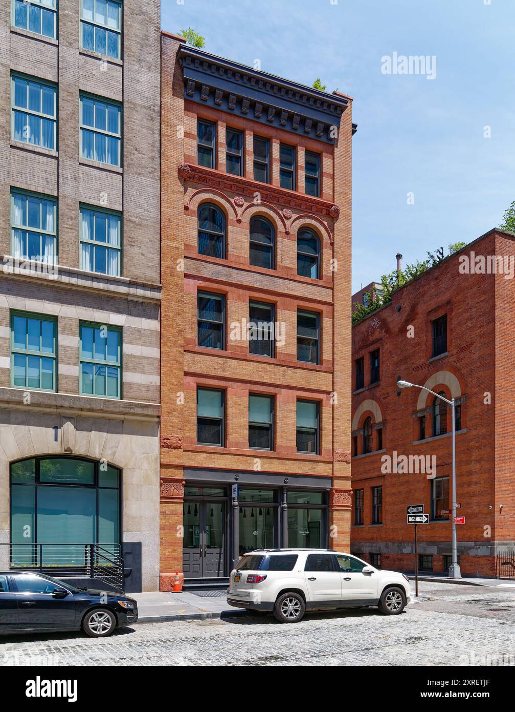 10 Hubert Street is a five-story store and lofts building of brick with ...