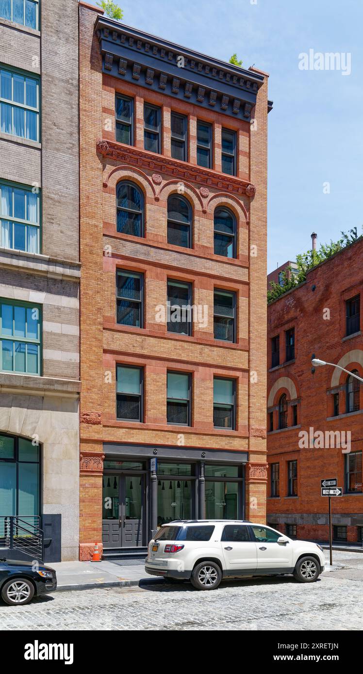 10 Hubert Street is a five-story store and lofts building of brick with ...