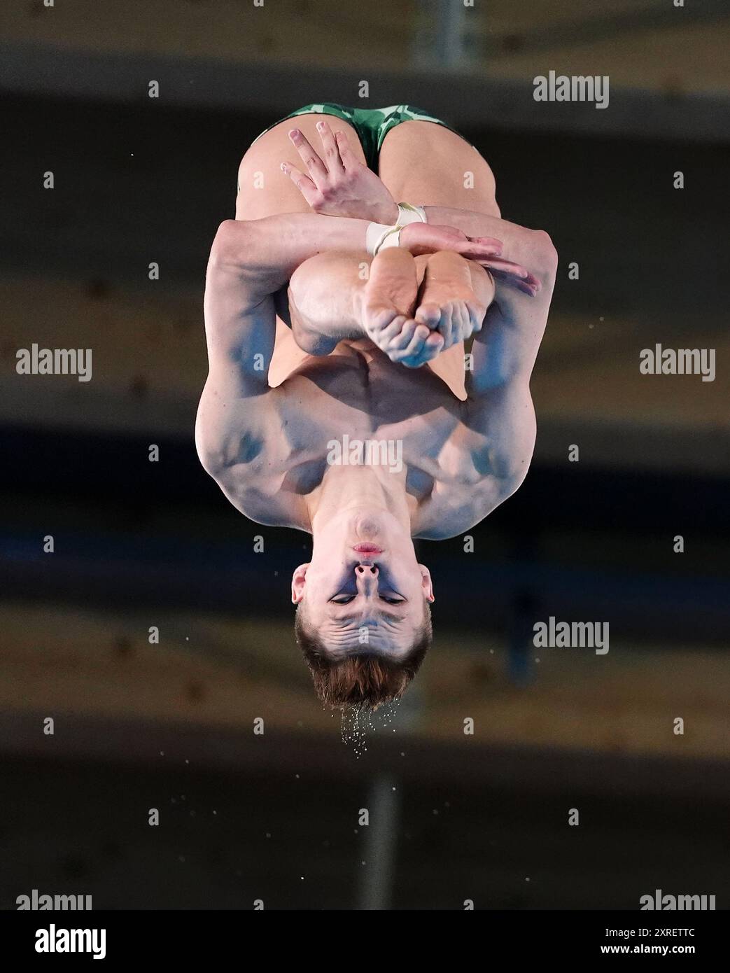 Ukraine's Oleksii Sereda during the Men's Diving 10m Platform Final at ...