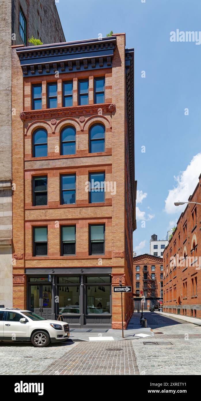 10 Hubert Street is a five-story store and lofts building of brick with ...