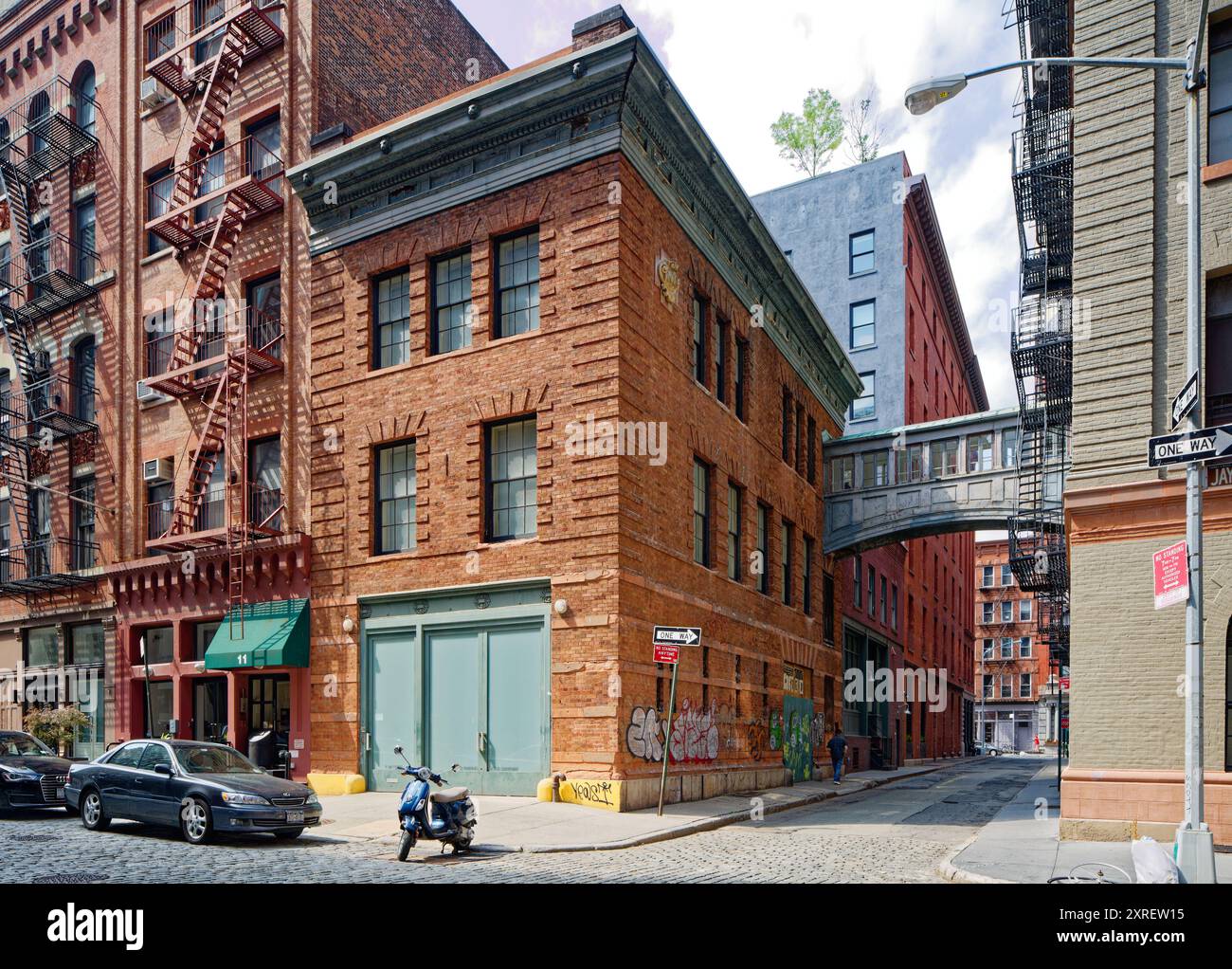 9 Jay Street, former stable in Tribeca West Historic District, is ...