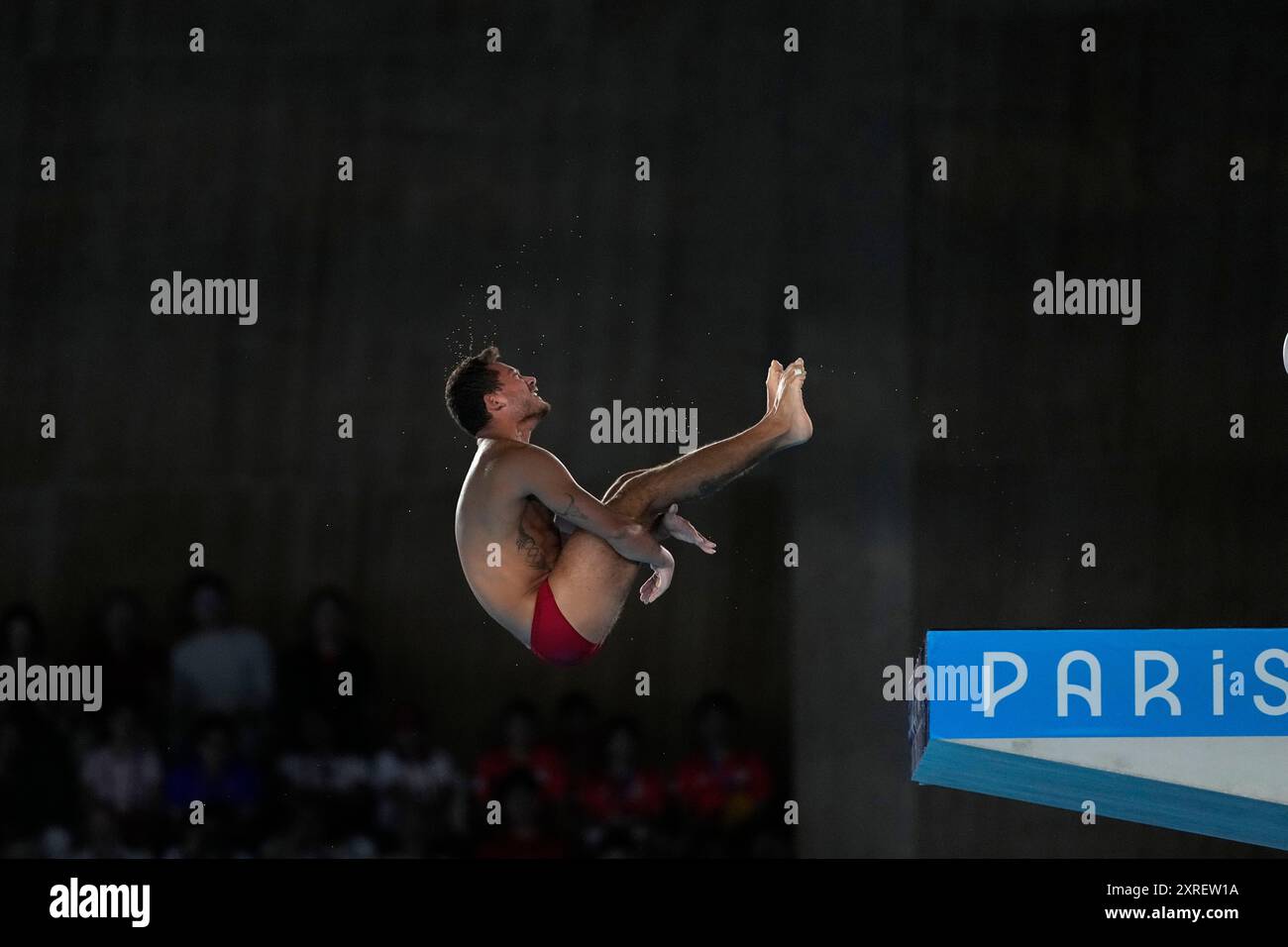 Mexico's Kevin Berlin Reyes competes in the men's 10m platform diving ...