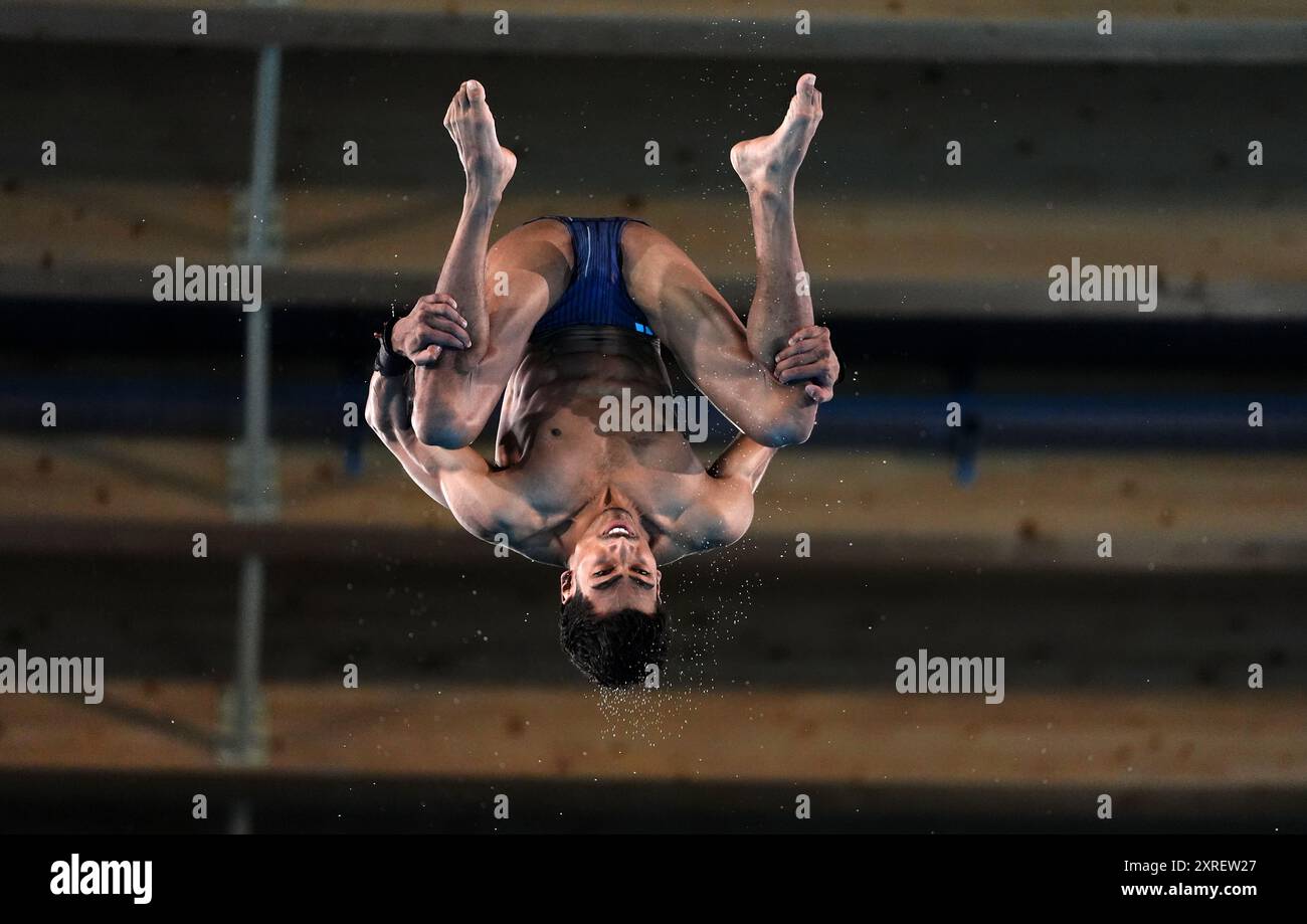 Great Britain's Kyle Kothari during the Men's Diving 10m Platform Final ...