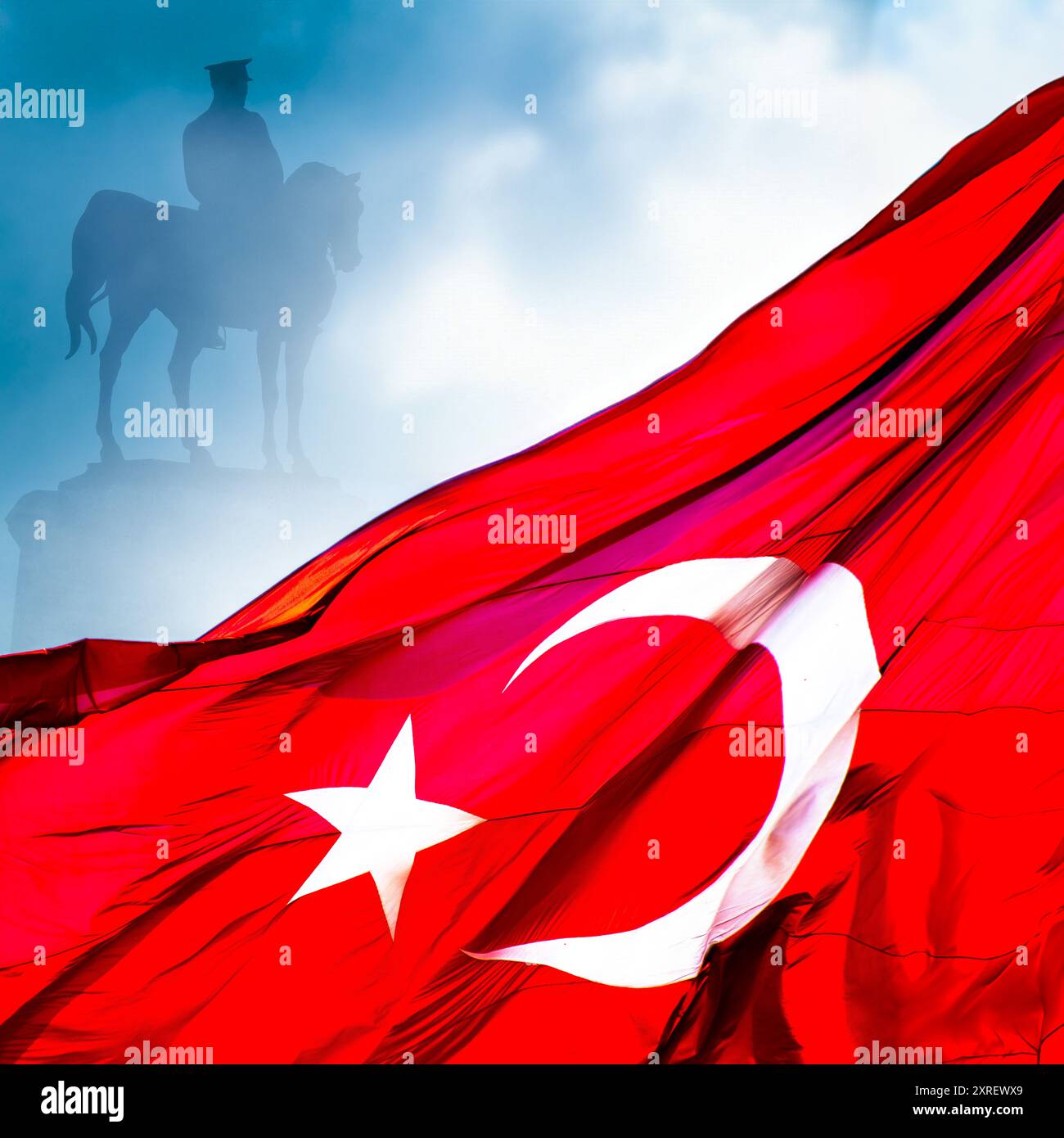 29 Ekim Cumhuriyet Bayram or 29th october republic day of Turkey ...