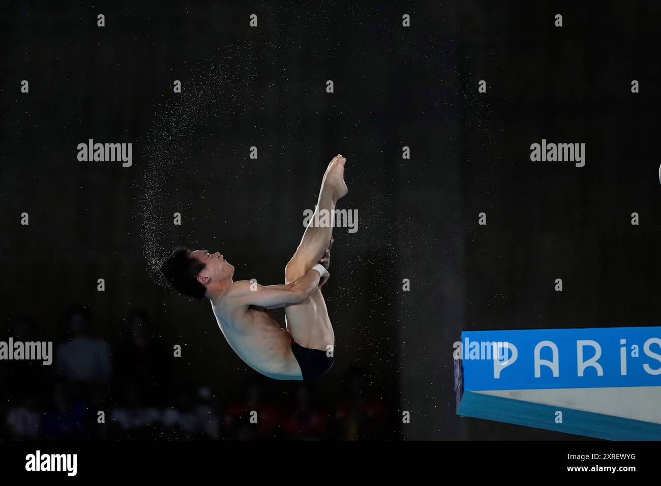 China's Yang Hao competes in the men's 10m platform diving final, at ...