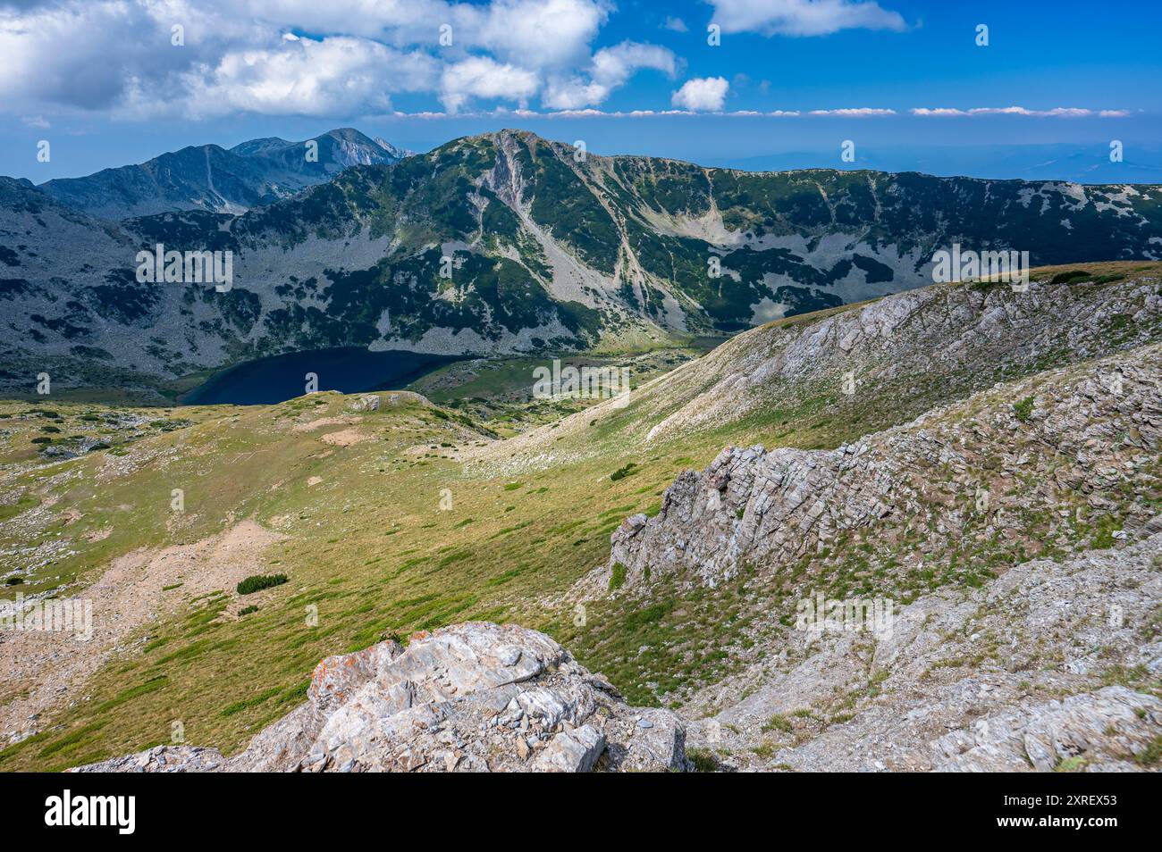 Summer landscape photography of the Pirin Mountains, Bulgaria. One of ...
