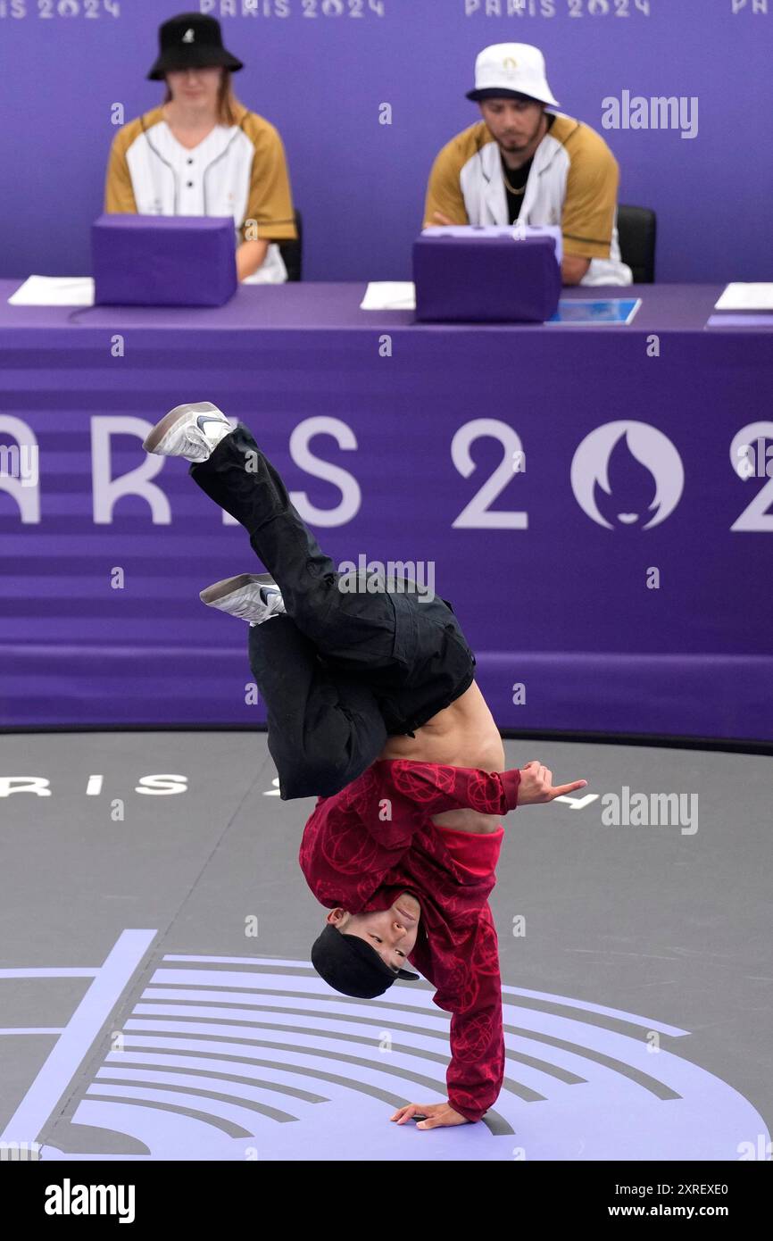 Japan's Shigeyuki Nakarai, known as B-Boy Shigekix competes during the ...