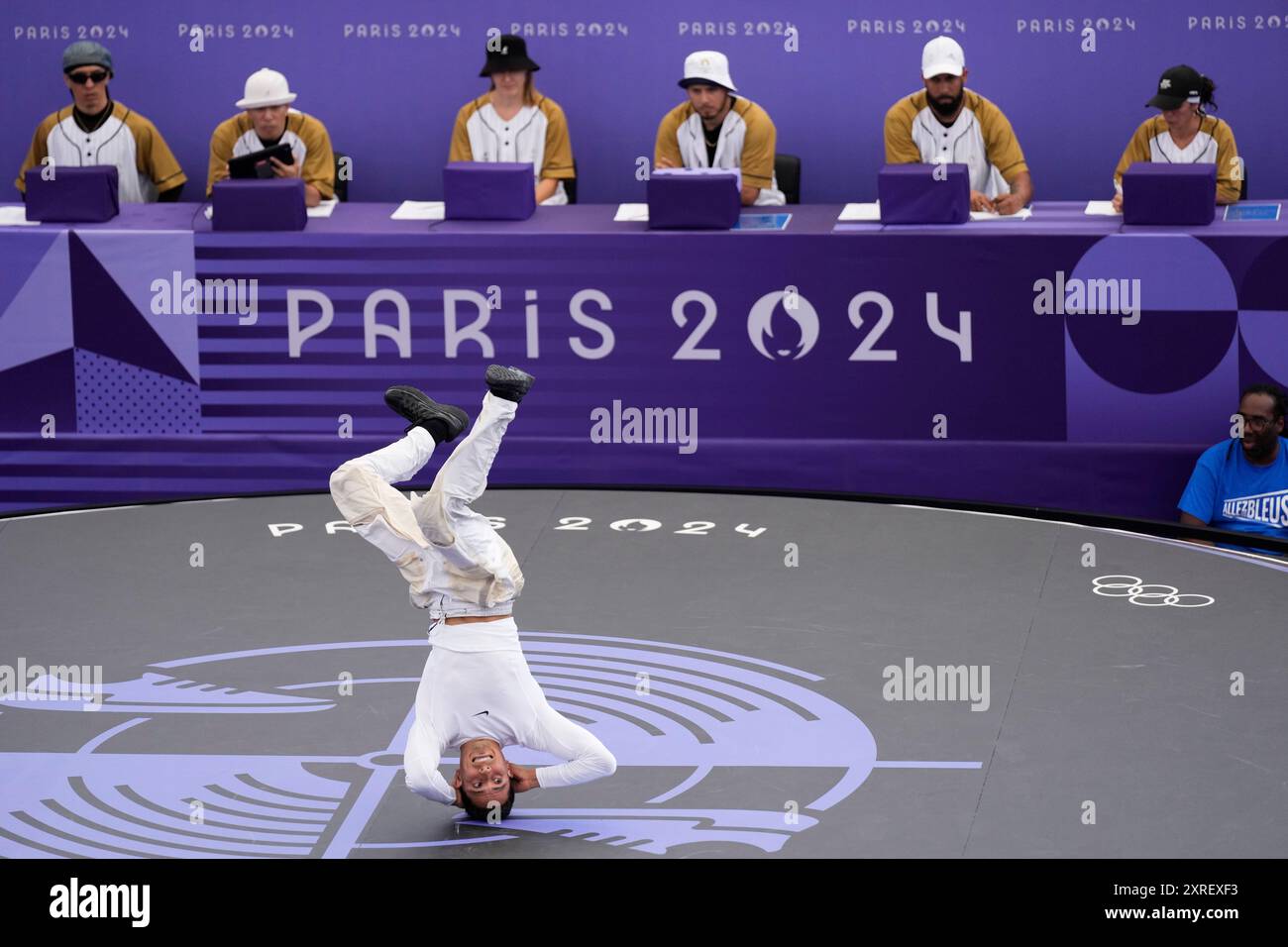 United States Victor Mantalvo, known as B-Boy Victor competes during ...