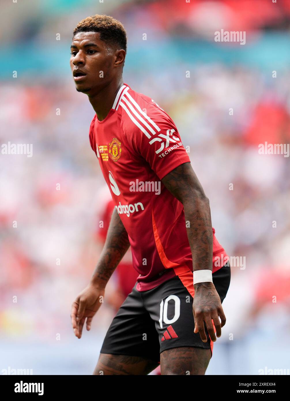 Manchester United's Marcus Rashford during the FA Community Shield ...