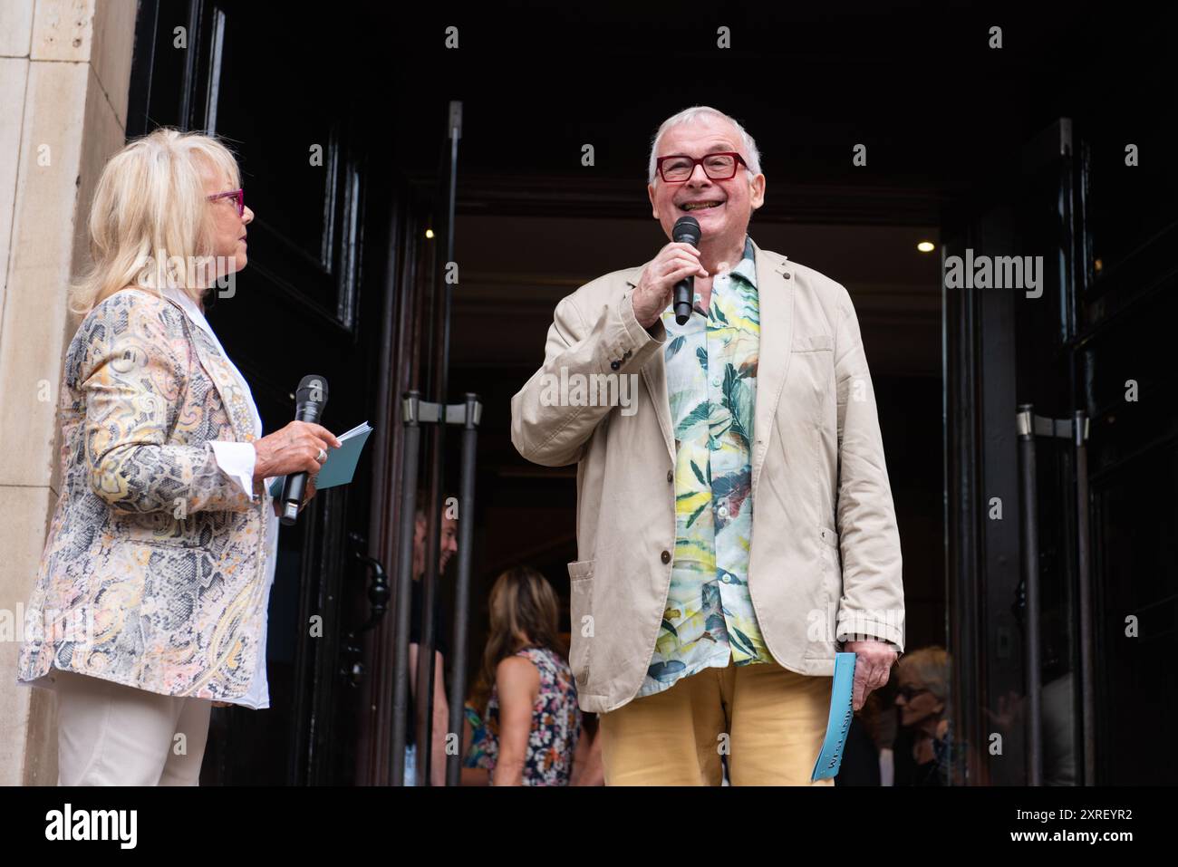 London, 10th August 2024, Elaine Paige and Christopher Biggins at West ...