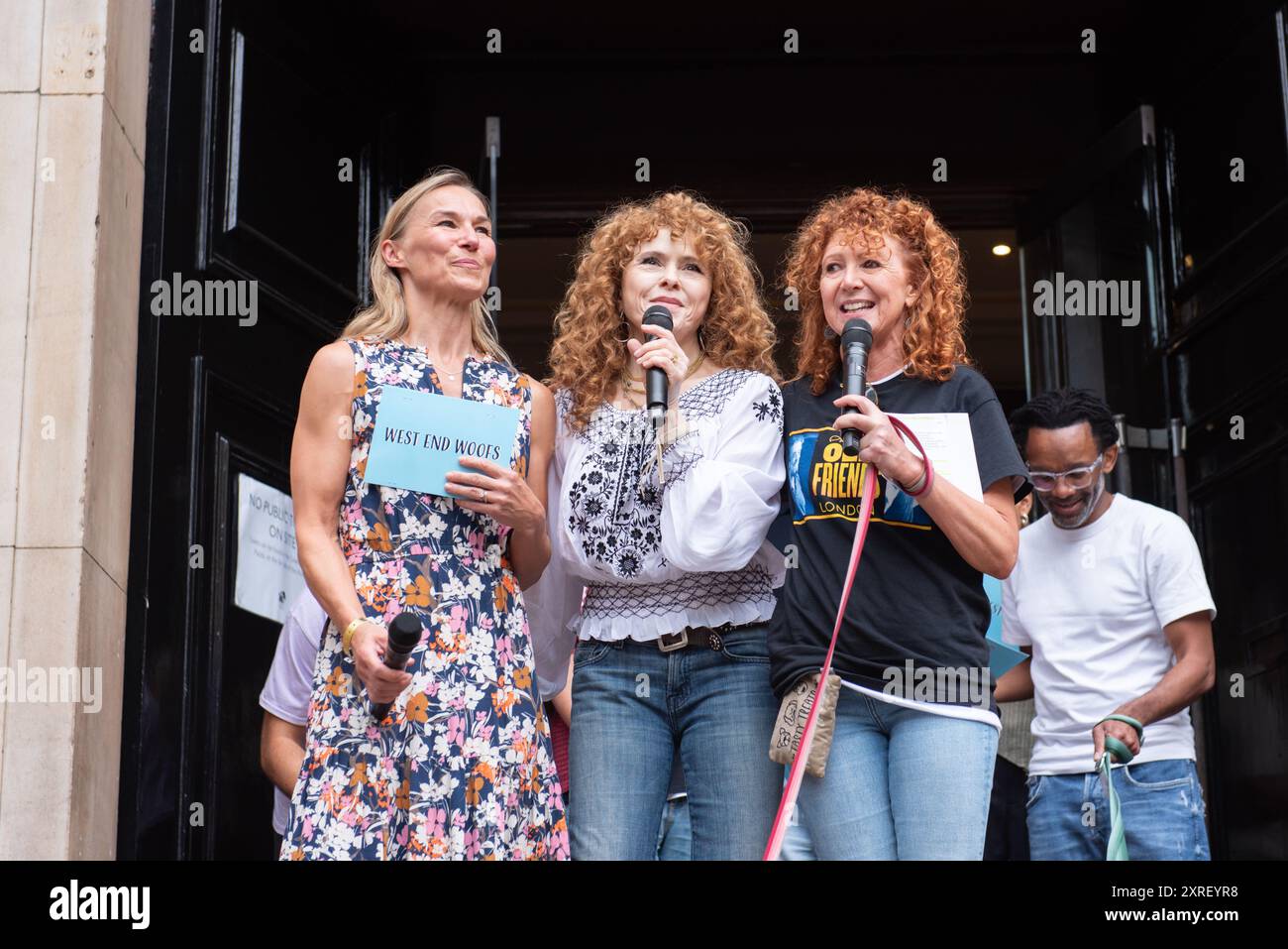 London, 10th August 2024, Joanna Riding, Bonnie Langford and Bernadette ...