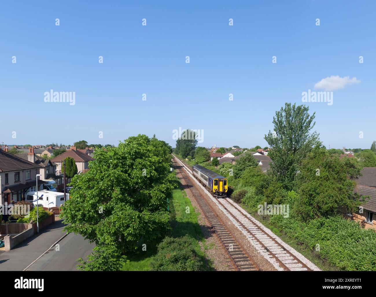 Northern Rail class 156 diesel multiple unit train 156490 on the ...