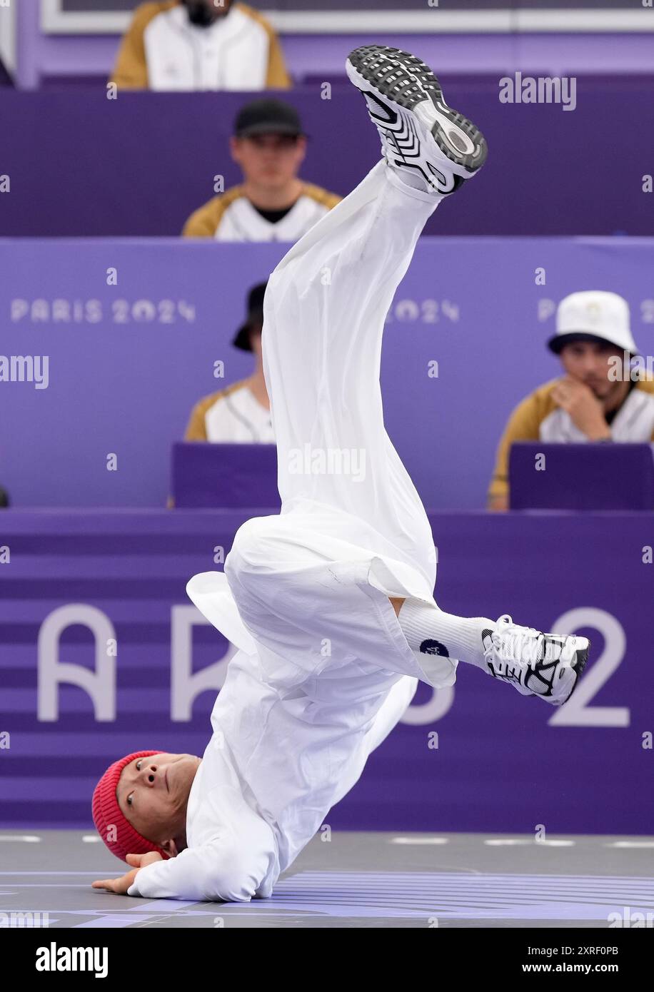 Paris, France. 10th Aug, 2024. Canada's Philip "Phil Wizard" Kim, of ...
