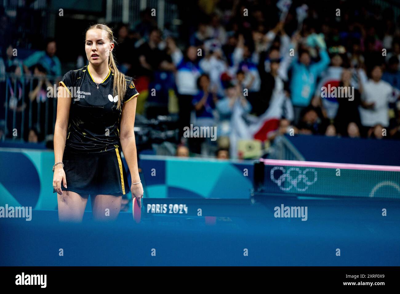 Annett KAUFMANN (GER) gegen LEE Eunhye (KOR) FRA, Olympische Spiele ...