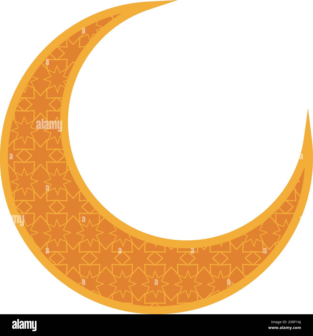 golden crescent moon arab style Stock Vector Image & Art - Alamy