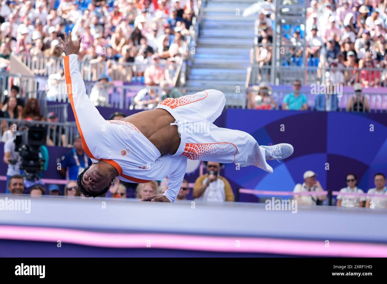 Netherland's Lee-Lou Demierre, known as B-Boy Lee competes during the B ...