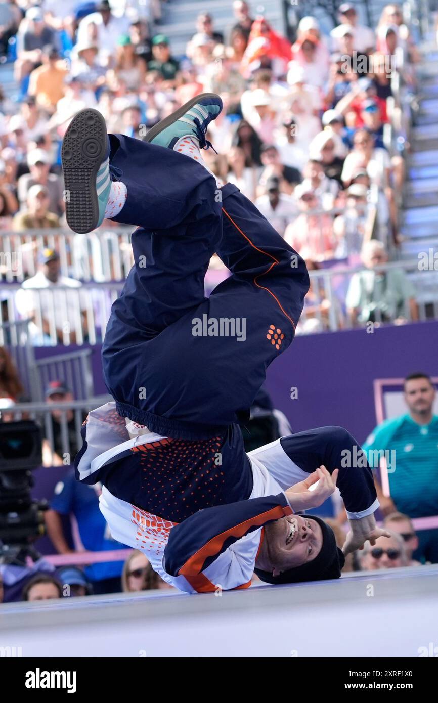 Netherland's Menno van Gorp, known as B-Boy Menno competes during the B ...