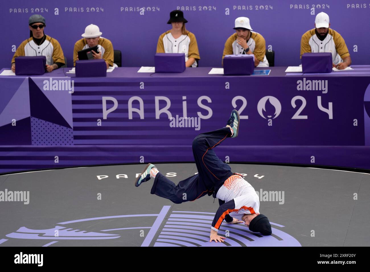 Netherland's Menno van Gorp, known as B-Boy Menno competes during the B ...