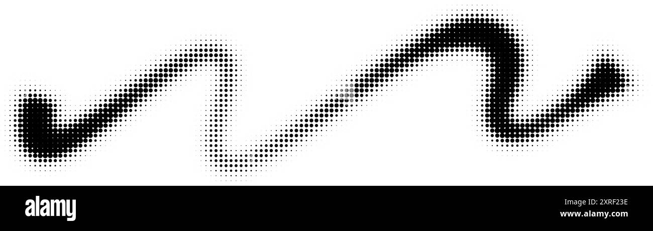 halftone curved line pattern. gradient halftone dots backgrounds ...