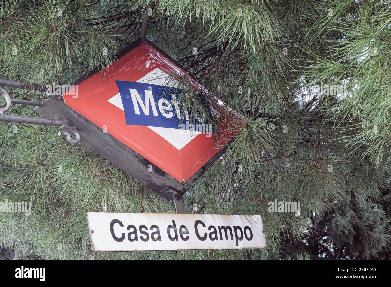 Madrid, Spain, January 25th 2024: Madrid’s Metro Signage Amidst ...