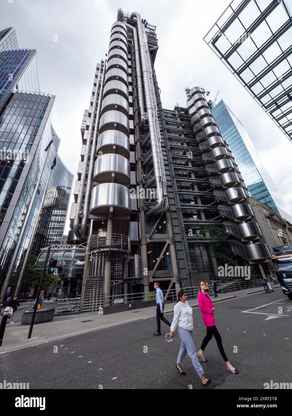 The Lloyd's building City of London the headquarters of the insurance ...