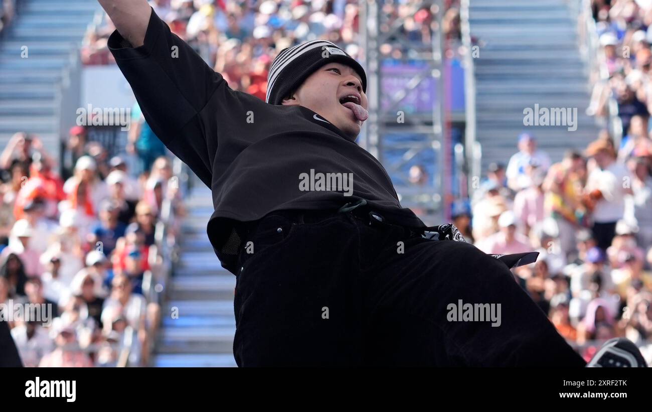Taipei's Chen Sun, known as B-Boy Quake competes during the B-Boys ...