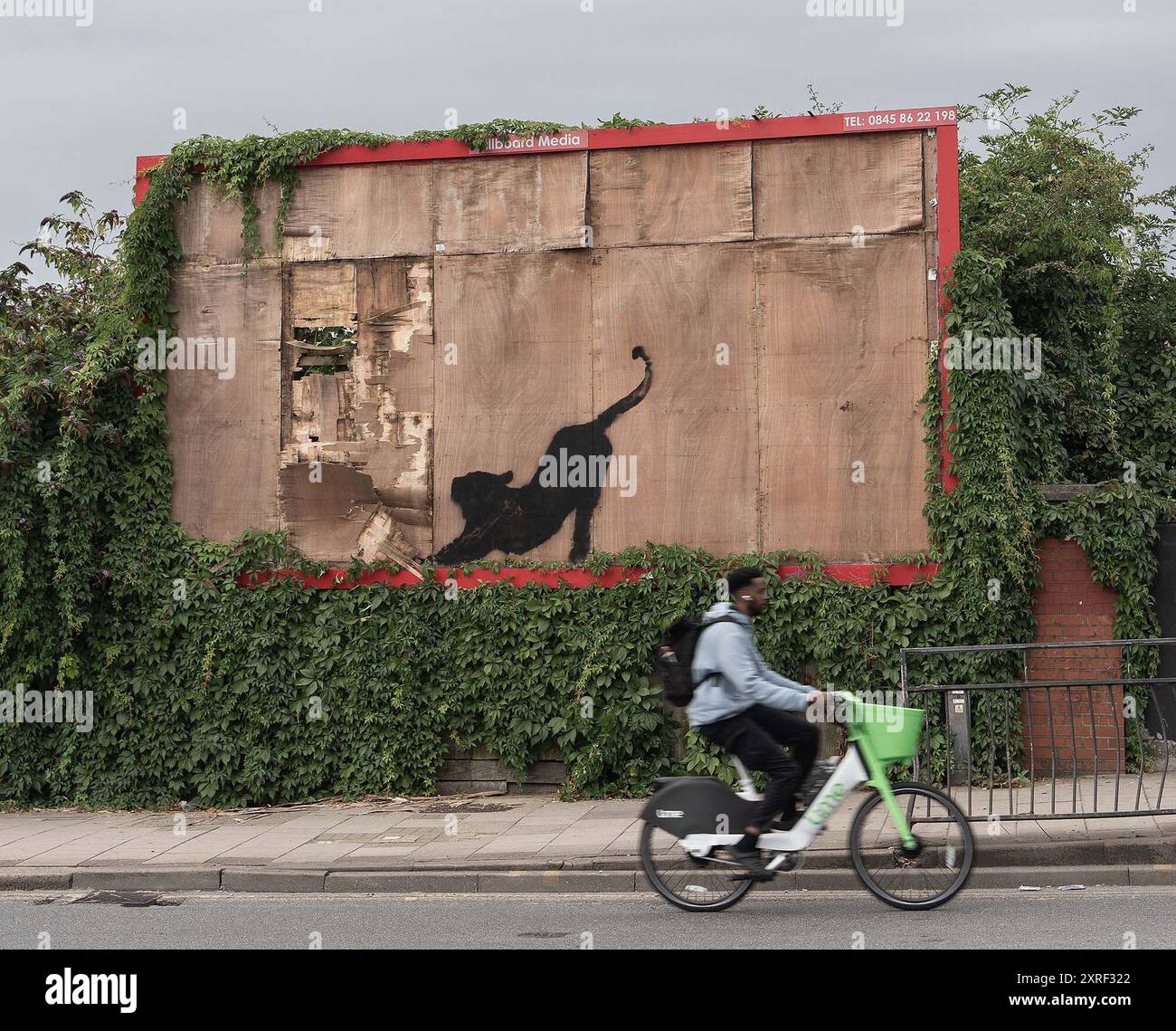 Undated handout photo issued by Banksy of the latest edition to the new ...