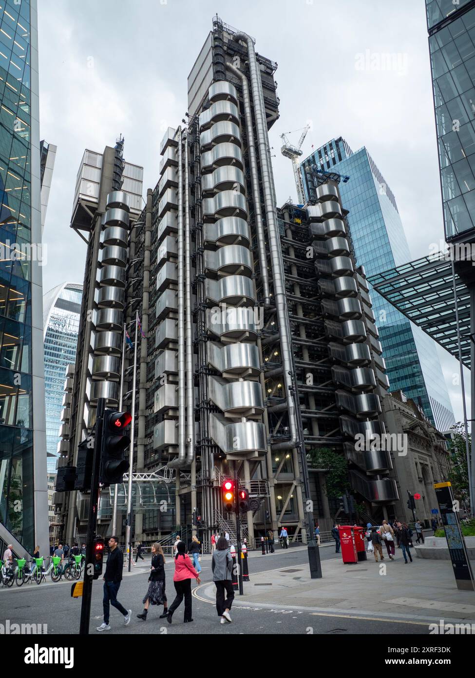 The Lloyd's building in City of London the centre of the insurance ...