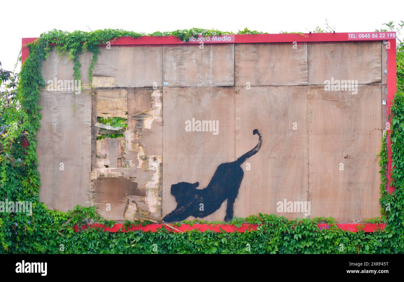 Banky’s sixth artwork in one week was unveiled on Edgware Road, London ...