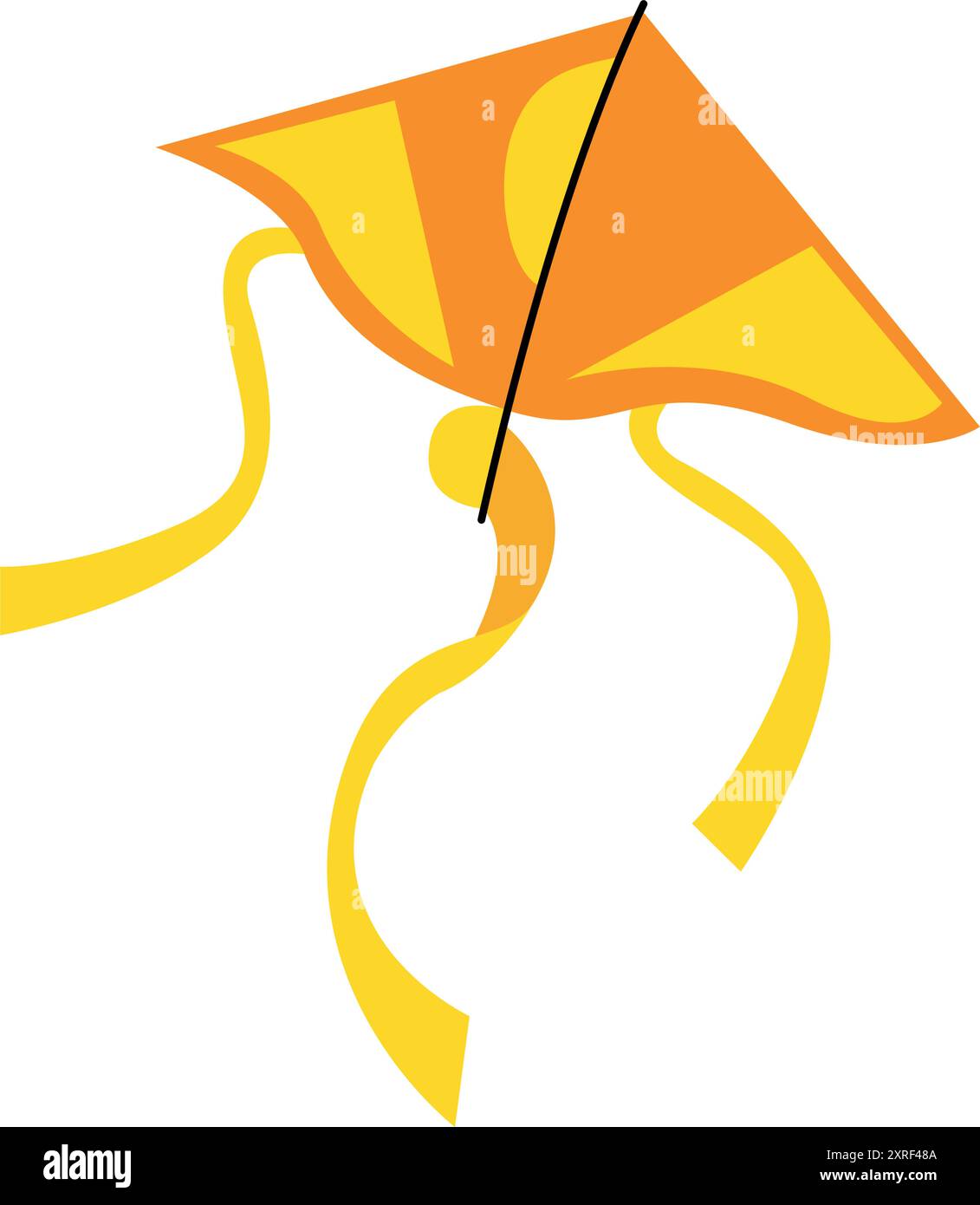 Yellow kite cartoon Stock Vector Images - Alamy