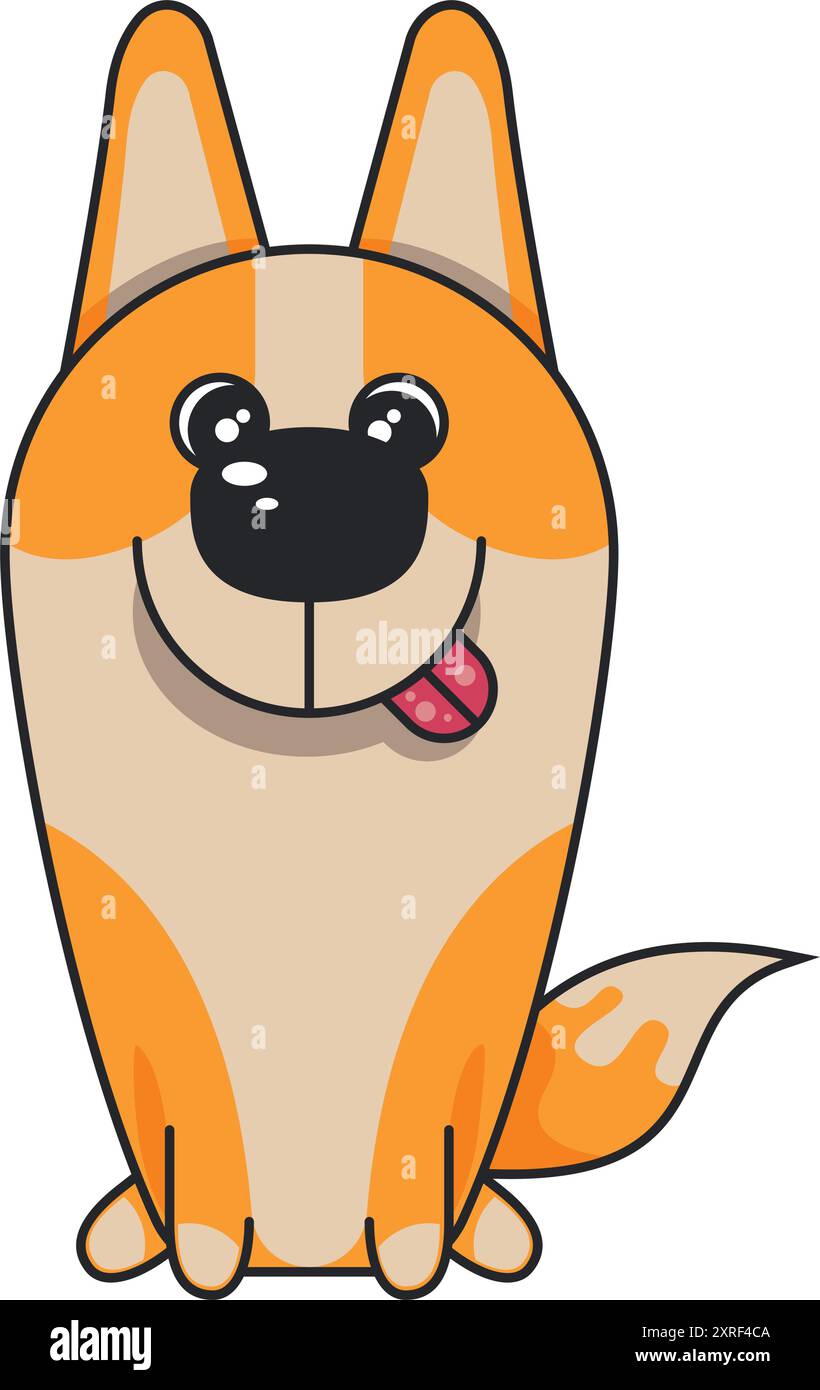 funny little dog cartoon Stock Vector Image & Art - Alamy