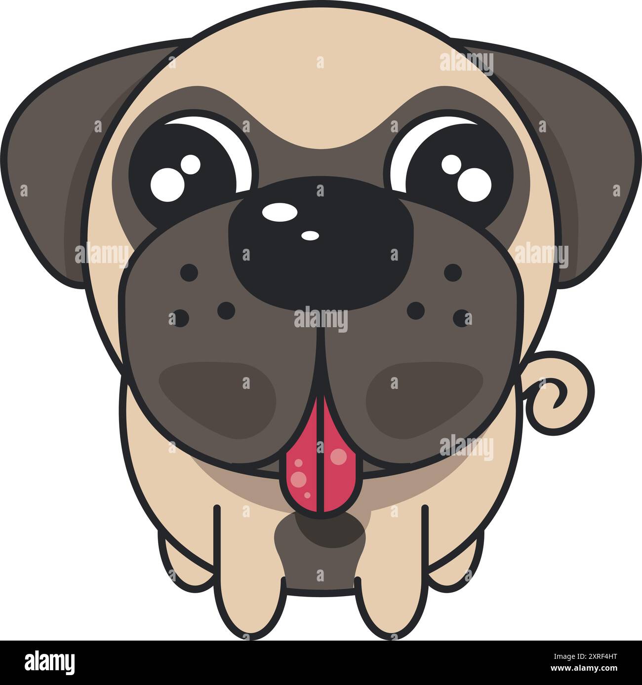 cute little dog cartoon Stock Vector Image & Art - Alamy