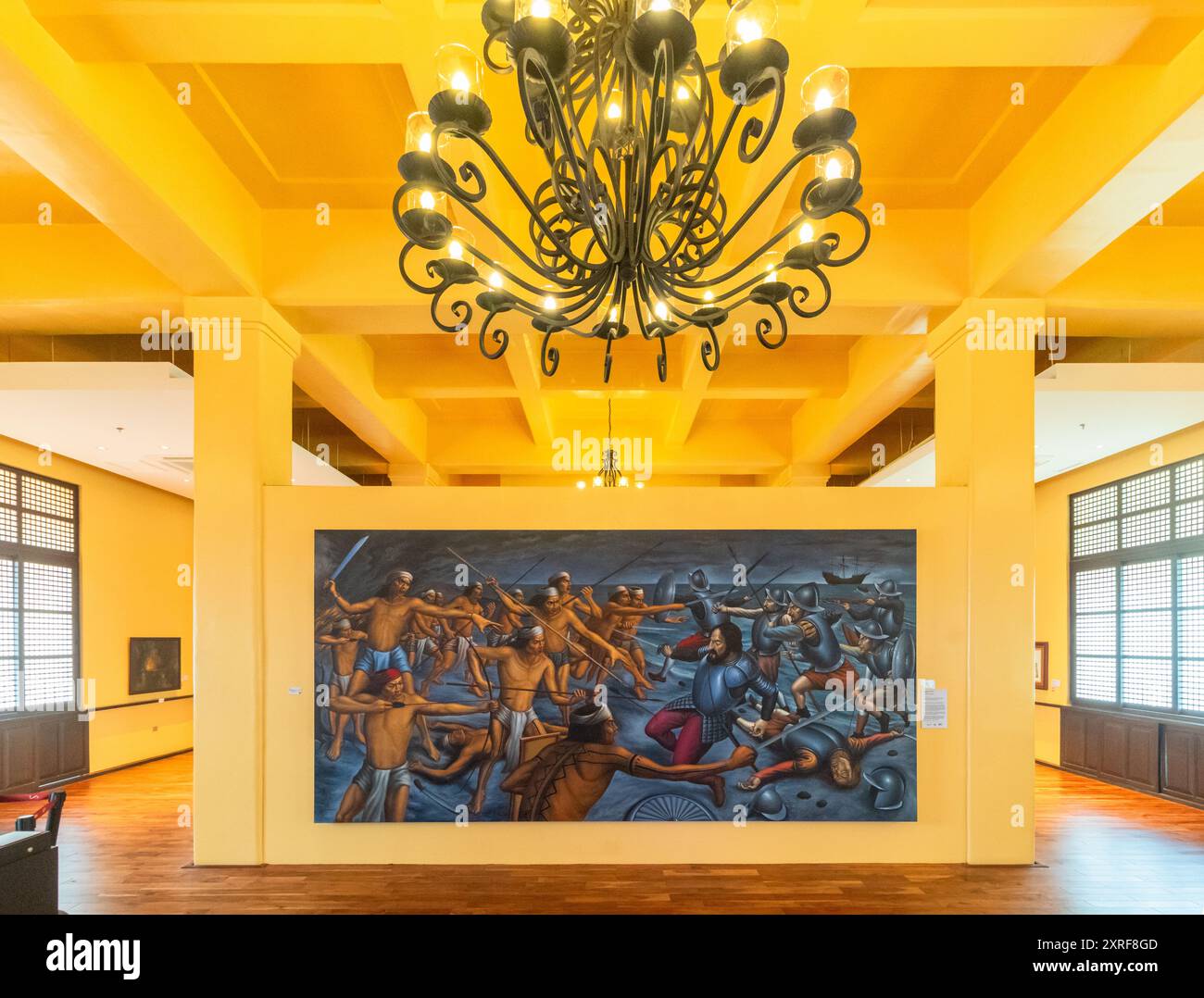 The Battle of Mactan mural painiting by Elmer Borlongan at the National ...