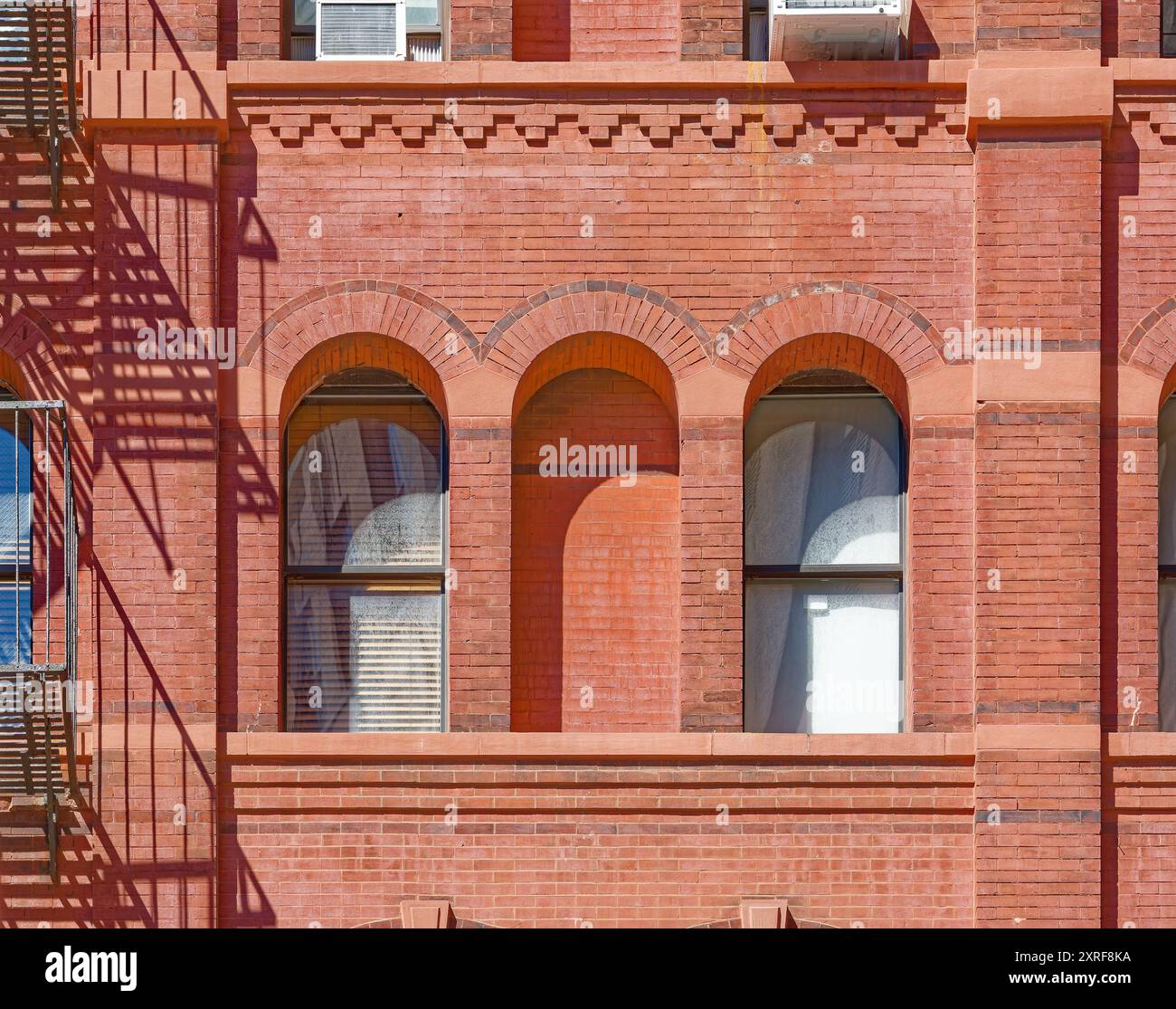 Detail: 47 Hudson Street, Tribeca West Historic District, a brick-and ...