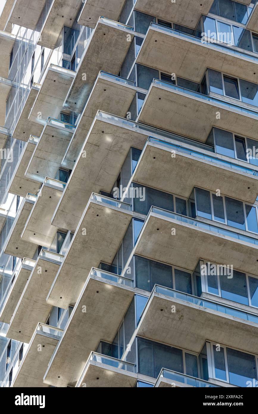 Detail: 56 Leonard Street (construction photo), aka the “Jenga Building ...