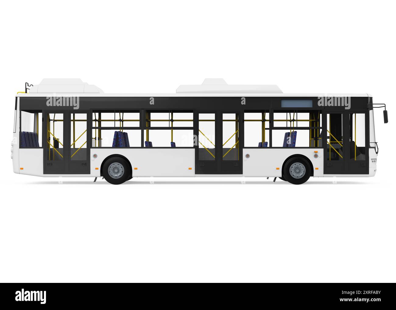 City bus illustration Cut Out Stock Images & Pictures - Alamy