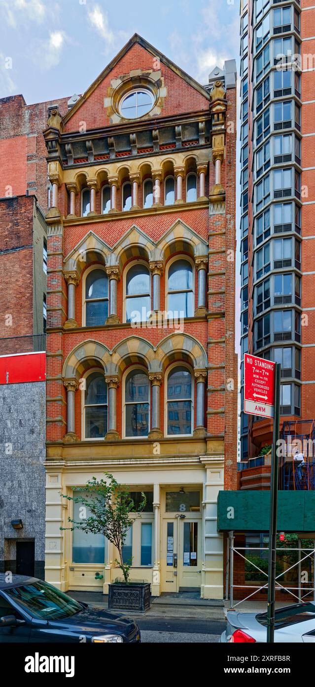Venetian Gothic landmark David S. Browne Store, 8 Thomas Street, near ...