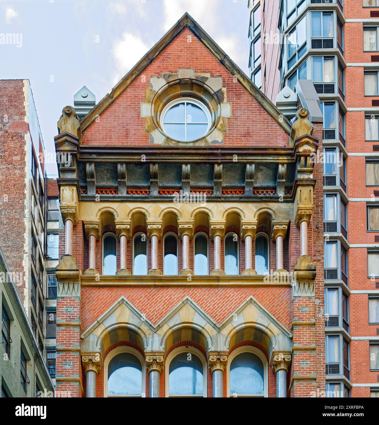 Venetian Gothic landmark David S. Browne Store, 8 Thomas Street, near ...