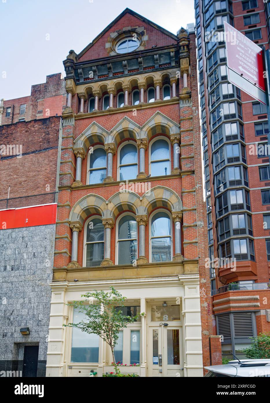 Venetian Gothic landmark David S. Browne Store, 8 Thomas Street, near ...