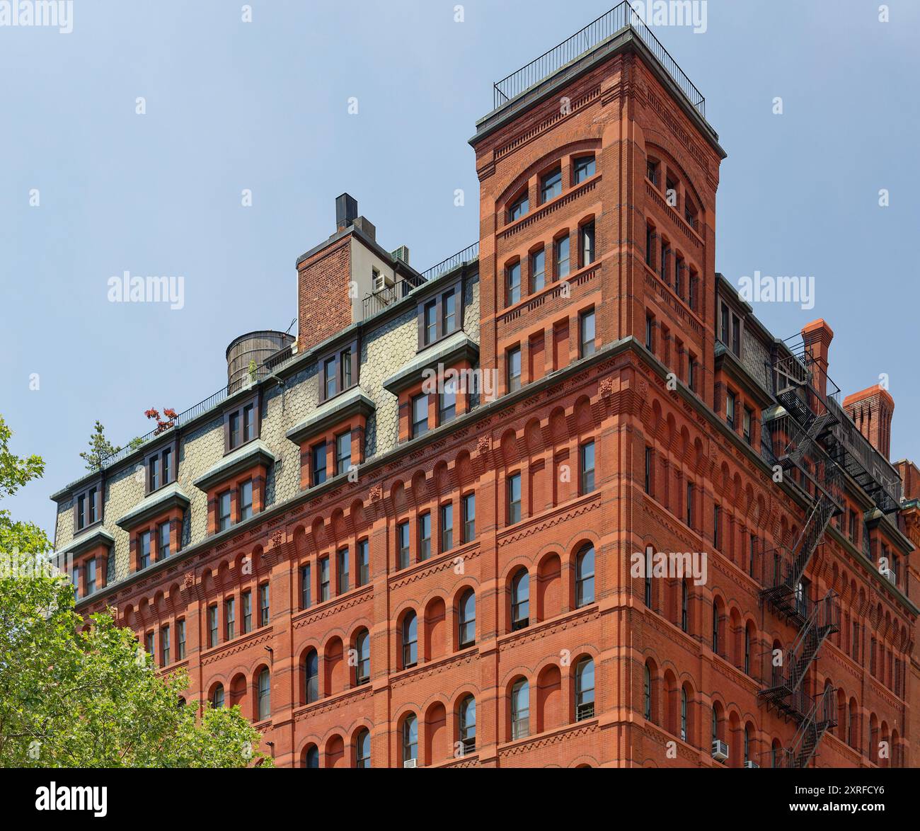 47 Hudson Street, Tribeca West Historic District, is a brick-and-stone ...