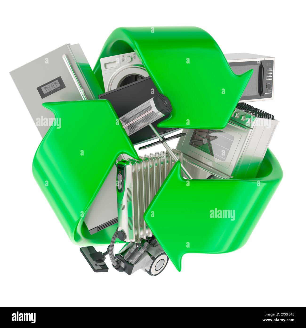 Recycling household appliances, concept. Household and domestic ...