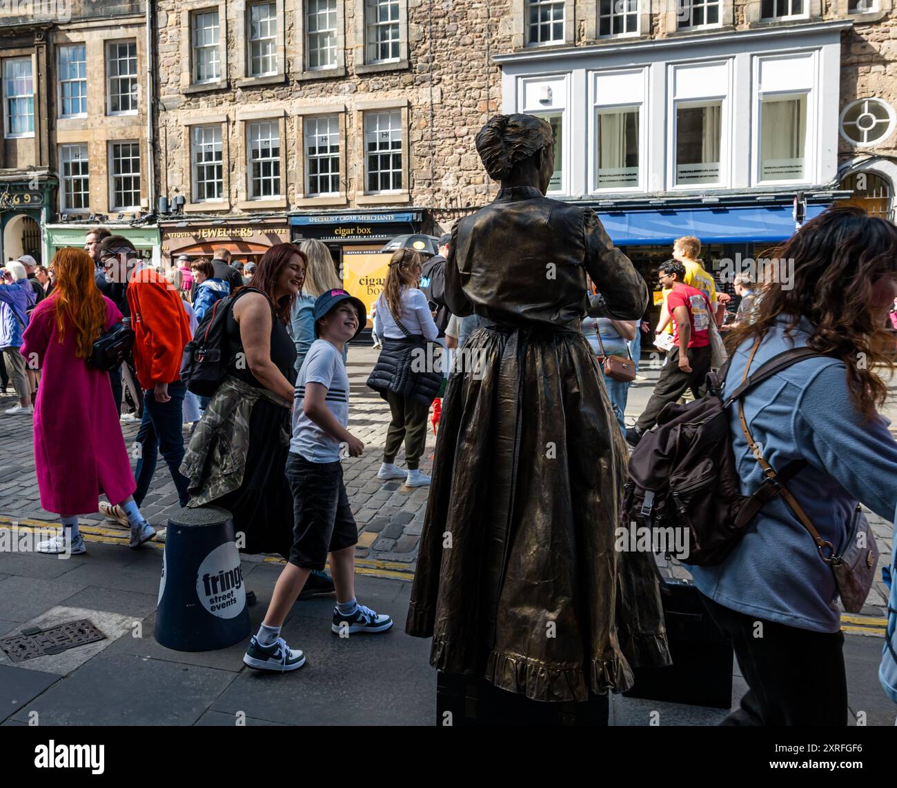 Royal Mile, Edinburgh, Scotland, UK, August 10th 2024. Edinburgh ...