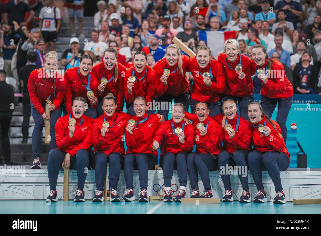 Norwegian women's handball team hi-res stock photography and images - Alamy