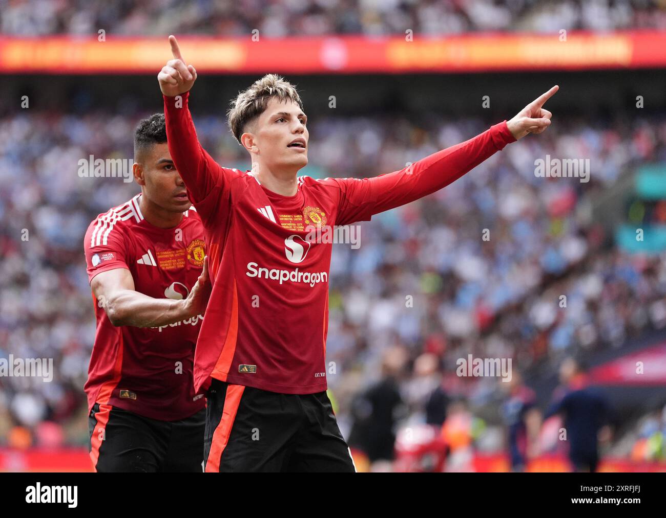 Garnacho august 2024 wembley hi-res stock photography and images - Alamy