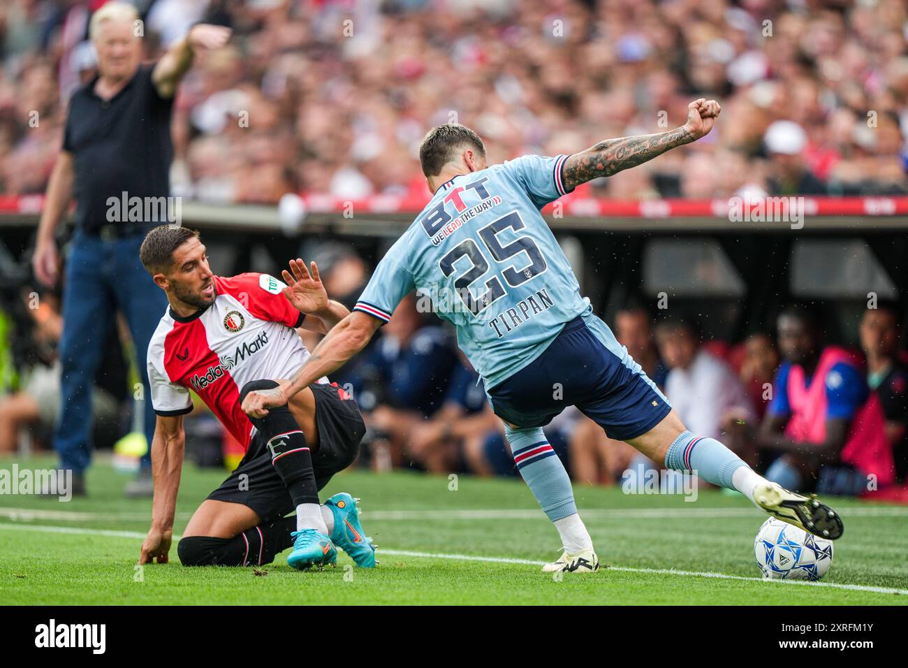Rotterdam, The Netherlands. 10th Aug, 2024. Rotterdam - Luka Ivanusec ...