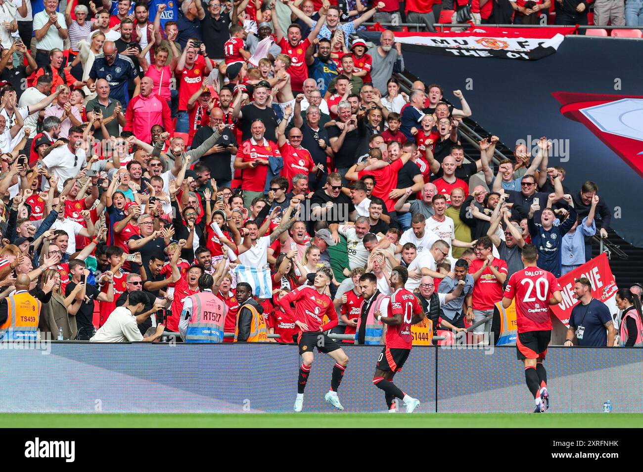 Garnacho august 2024 wembley hi-res stock photography and images - Alamy