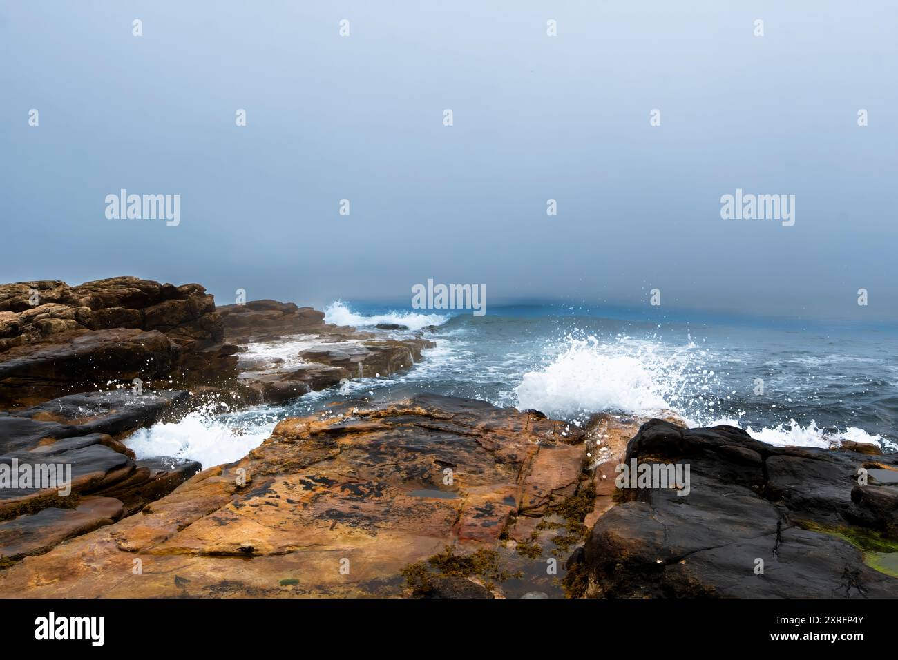 Scenic view atlantic ocean waves hi-res stock photography and images ...